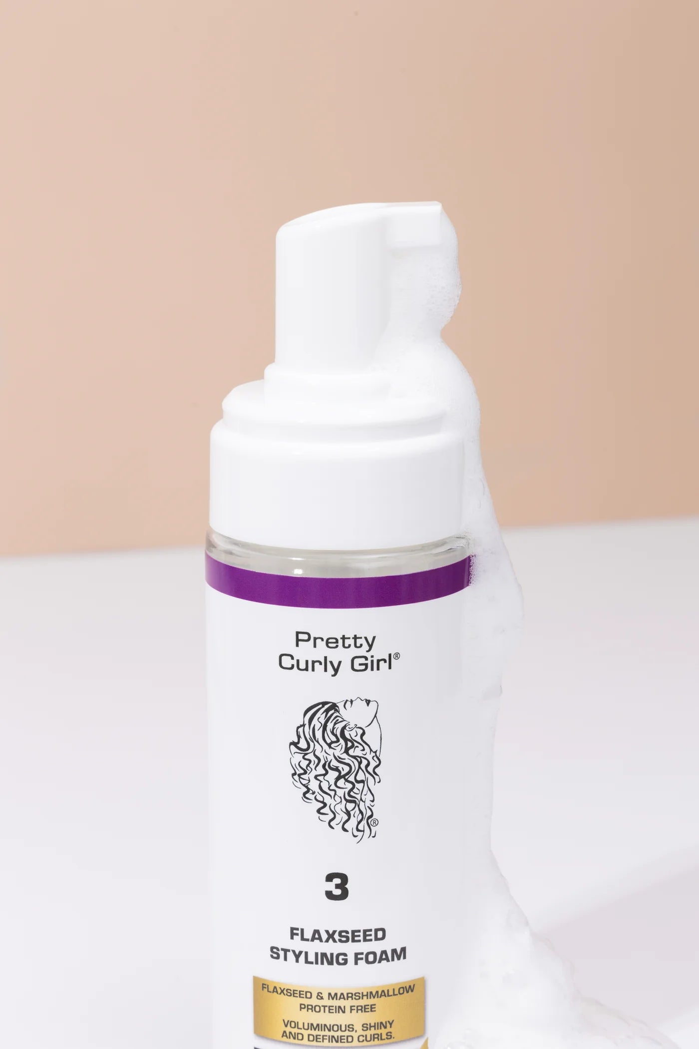 Pretty Curly Girl Flaxseed Styling Foam | Curl Warehouse