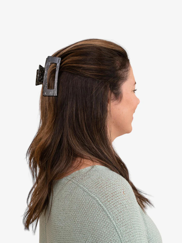 Flirty Pineapple Black Onyx Claw Clip | Claw Clips at Curl Warehouse