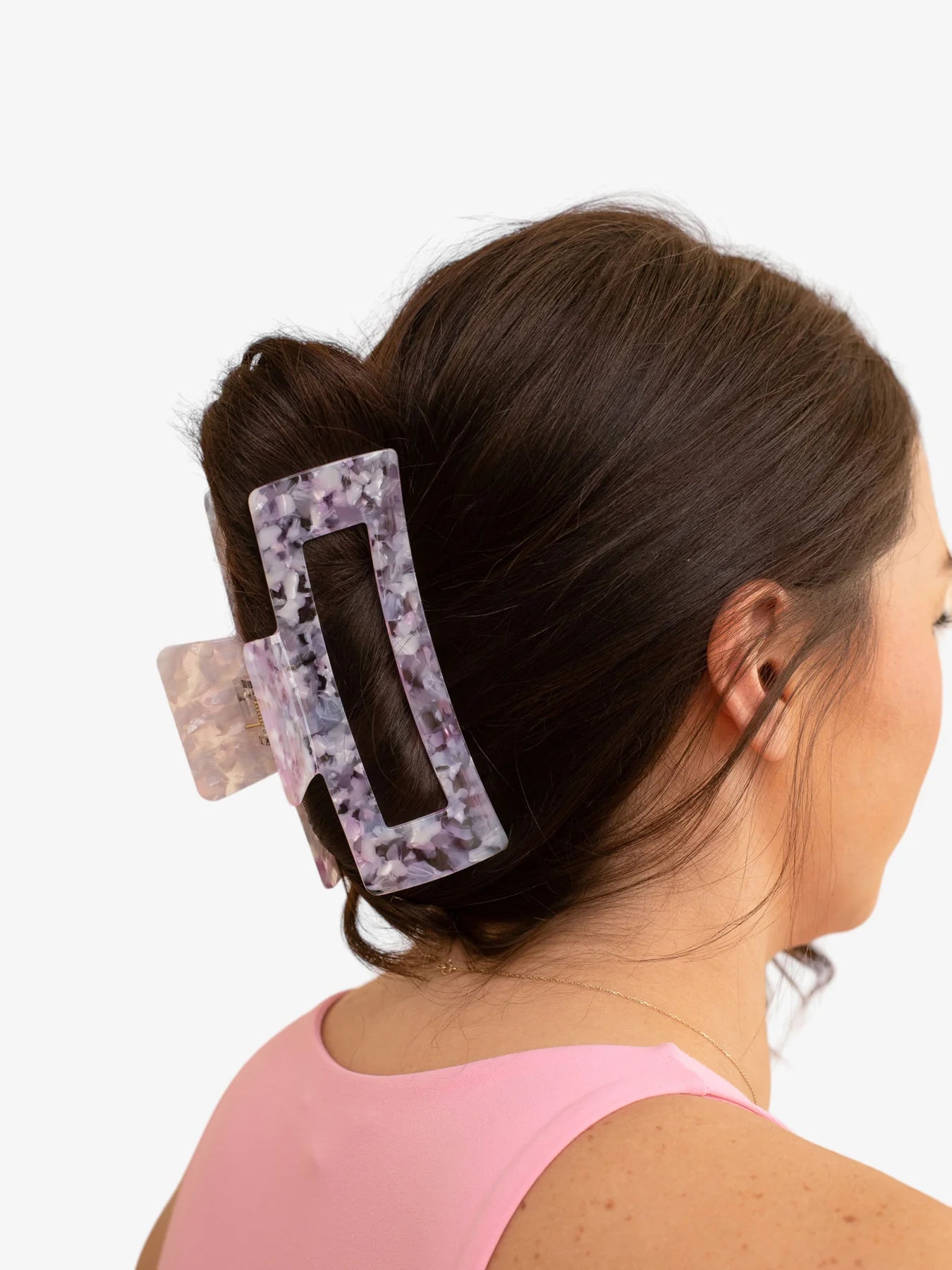 Flirty Pineapple Purple Claw Clip | Claw Clips at Curl Warehouse