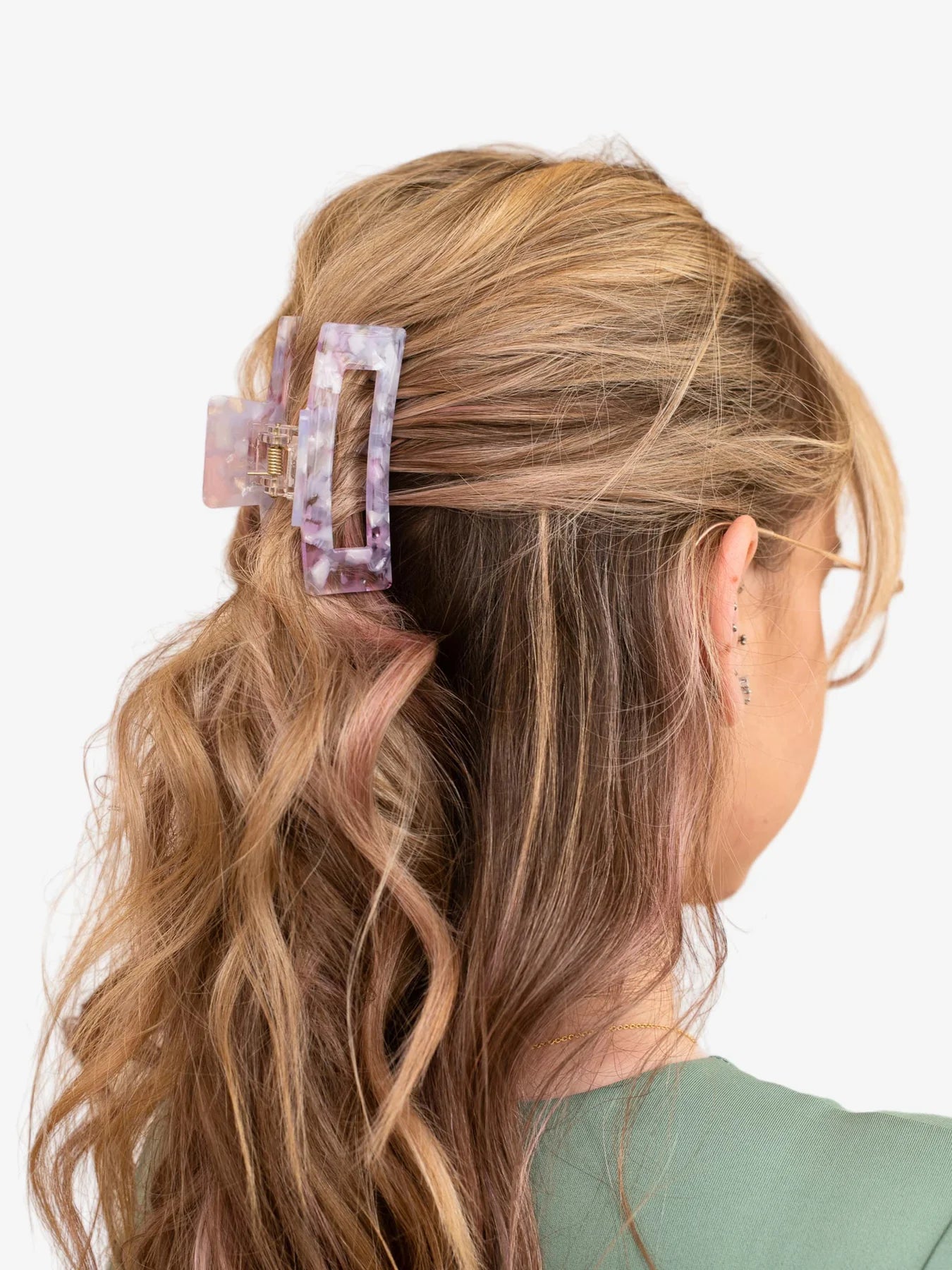 Flirty Pineapple Purple Claw Clip | Claw Clips at Curl Warehouse
