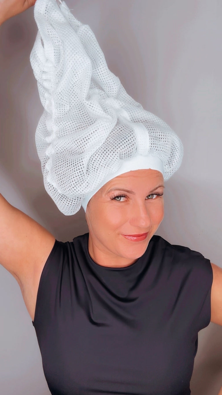 Soulta Beauty Net Plopping Cap | Perfect for Curly Hair – Curl Warehouse